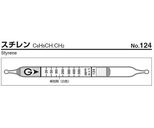 Gas Detector Tube 124 Styrene | Labware E-shop
