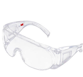 Protective Goggles, Visitor Spectacle, Clear Lens, 3M-1611HC | Labware ...