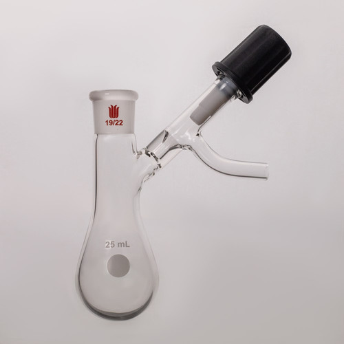 Flask, Modified Schlenk Tube, High Vacuum Valve | Labware E-shop
