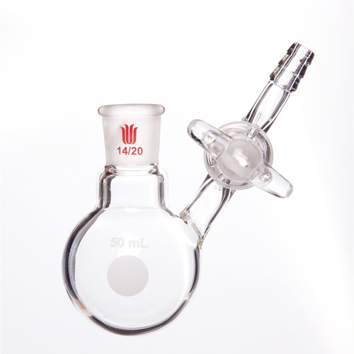 Flask, Reaction, Glass Stopper | Labware E-shop