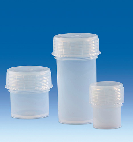 Sample container, PFA, with screw cap, PFA | HK Labware Shop