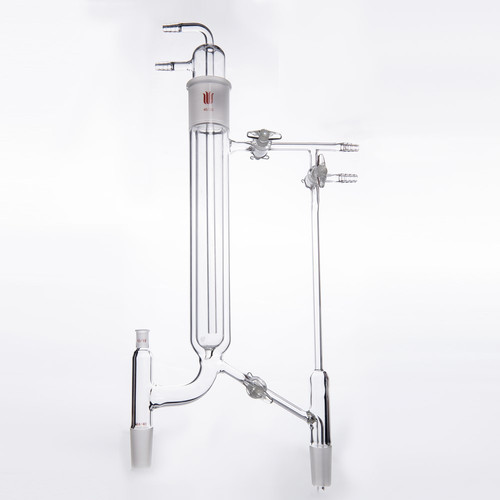 Adapter, Distillation, With Condenser And Hose Connector | Labware E-shop