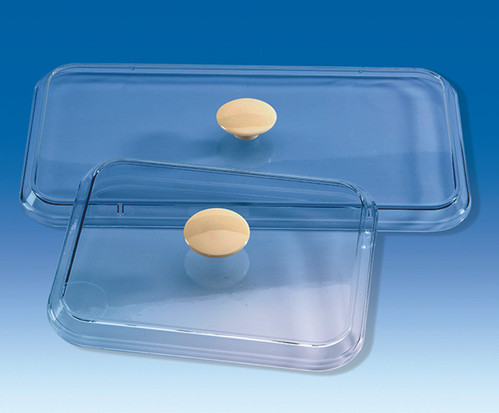 Lids for instrument tray, PS, with handle | HK Labware Shop