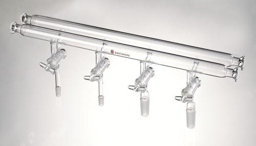 Manifold, Vacuum/Inert Gas, With #15 O-Ring Joints | Labware E-shop