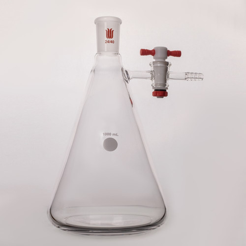 Flask, Filtering, With Joint, Side Arm With Teflon Stopcock | Labware E ...