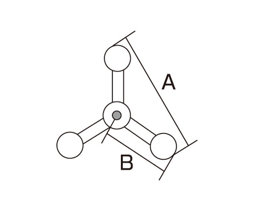 Three-Legged Stand (With Strut) | Labware E-shop