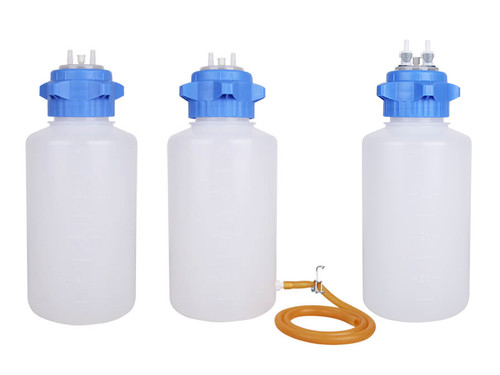 Heavy Duty PP Waste Bottle 4000ml with Overflow Protection autoclavable ...