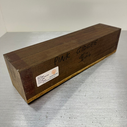 Very Rare Large Pink Gidgee 15" x 3.75" x 3.75" | Wood Map Of The Worl