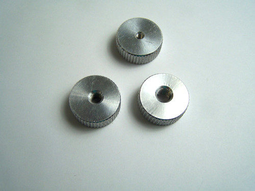 Knurled, Tapped Through Thumb Nuts | Marlow Machining