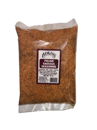 Polish Sausage Seasoning - 1 pound bag | Adkins Seasoning