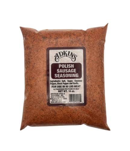 Polish Sausage Seasoning - 16 Oz. | Adkins Seasoning
