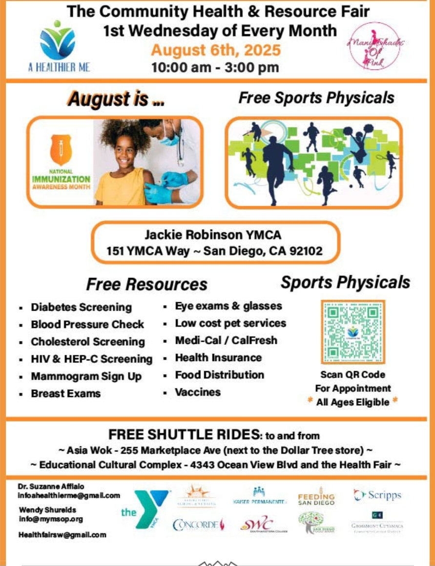 The Monthly Community Health & Resource Fair is Rocking into August ...