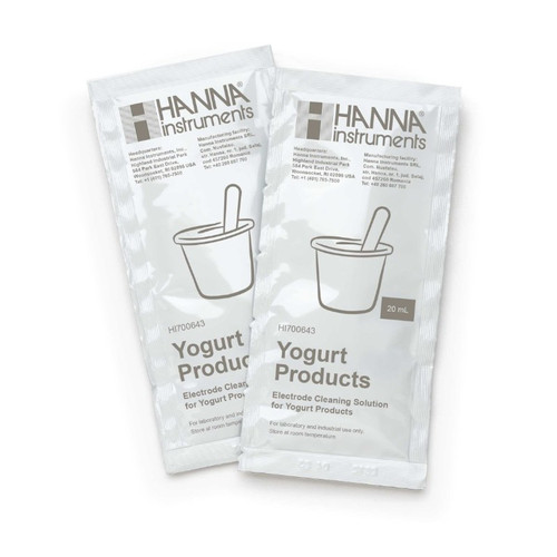 HI-700643P CLEANING SOLUTION FOR YOGURT DEPOSITS 25 X 20ML SACHETS ...