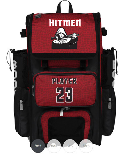 Hitmen Superpack Rolling Bat Bag | Tournament Clothing