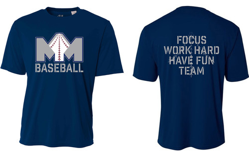 Main St Baseball Practice T-Shirt | Tournament Clothing