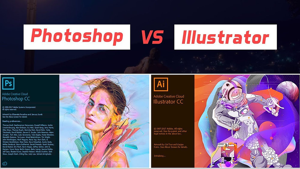 Adobe Photoshop vs Illustrator Comparison