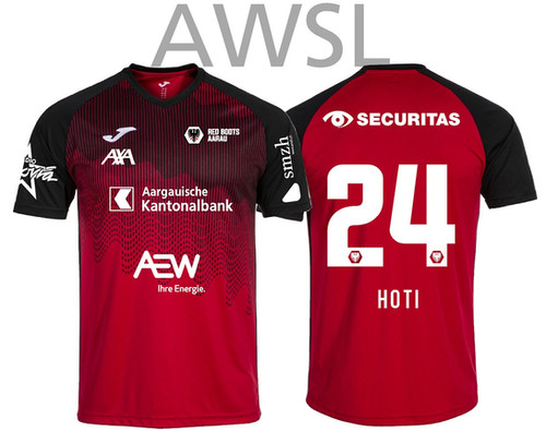 SHIRT HOME (AXA Women's Super League) mit Nummer und Name | FC Aarau Frauen