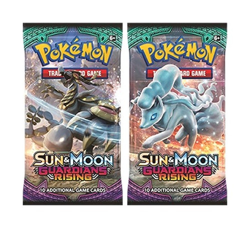 POKEMON SUN & MOON GUARDIANS RISING BOOSTER PACKS x 2 | ohko
