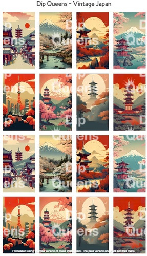 Vintage Japan Waterslide Decals | Dip Queens