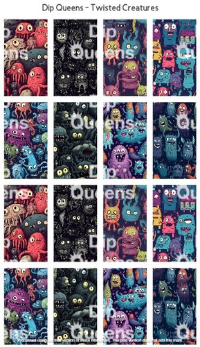 Twisted Creatures Waterslide Decals | Dip Queens
