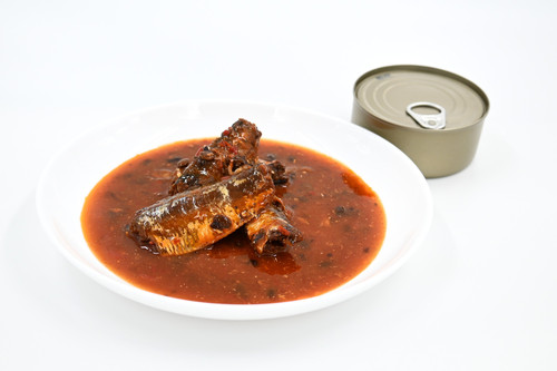 Canned Sardine in Black Bean Sauce | KHUMSUB Food Trading