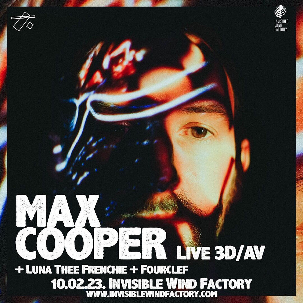 Liverpool Support Acts Announced For Max Cooper 3D/AV Experience At The ...