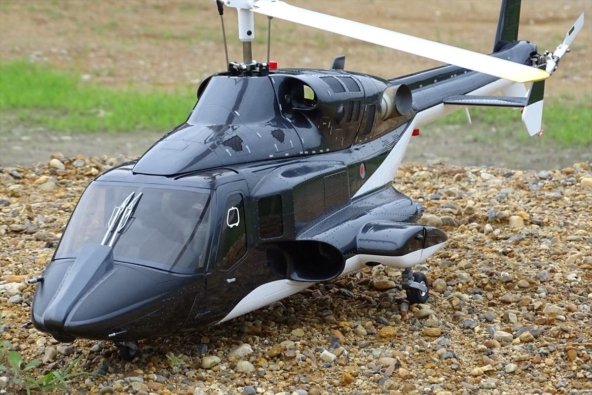 Hajime factory custom scale heli Airwolf600size gallery