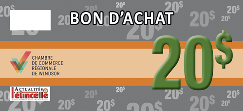 Bon d'achat 20$ | Chambre De Commerce