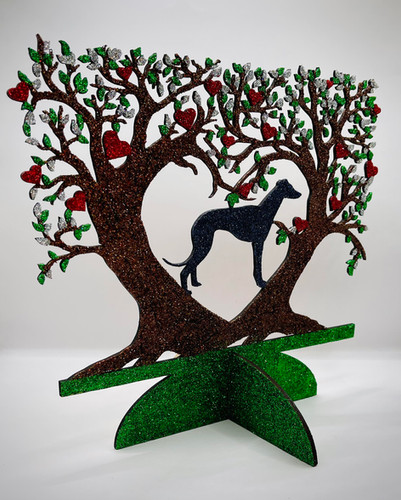 Gorgeous Greyhound Heart Tree | Pickles Creations