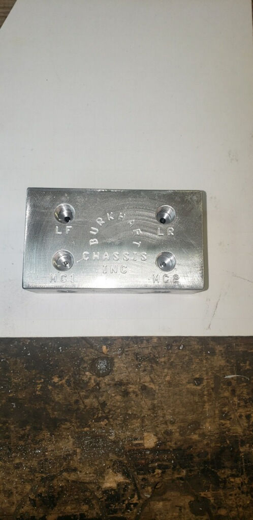 ABS Delete Block for Strange Master Cylinder | burkhartchassis