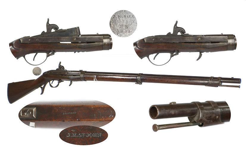 South Carolina altered Model 1819 Hall Rifle | trans-mississippi