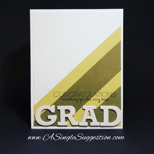 Congratulations GRAD Handmade Note Card | A Single Suggestion