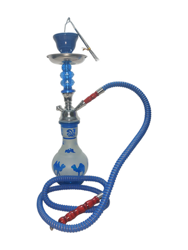 Shisha Hookah Narguile 1 Manguera Color Azul Rey 39 cm Camellos ...