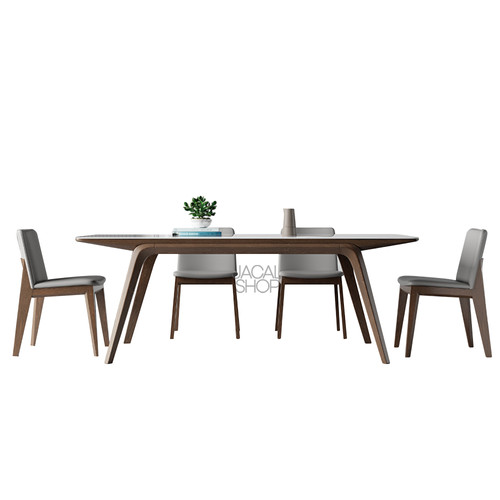 British Design Solid Wood Dining Table [T-16] | Jacal Shop