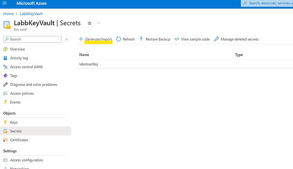 Access blob | DWconsiderations