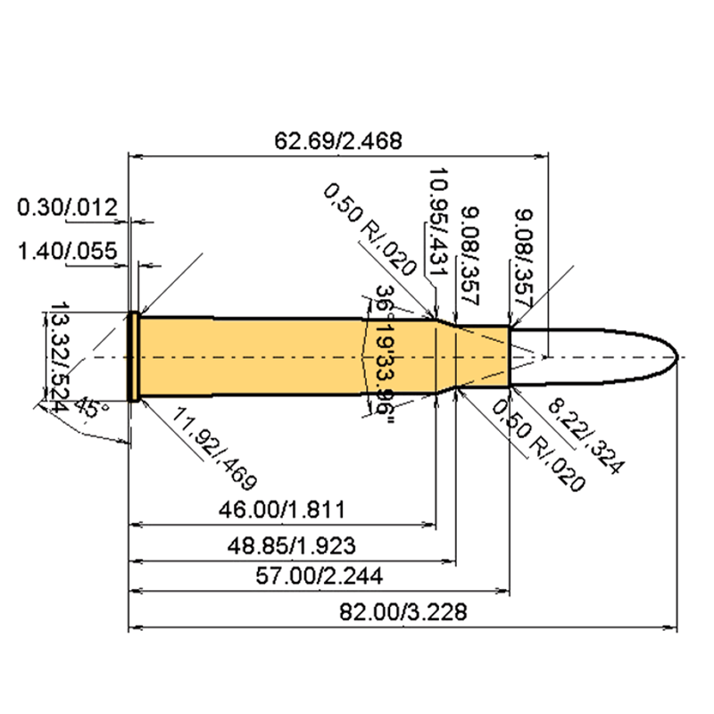 Caliber 8 x 57 IRS Reloading Data