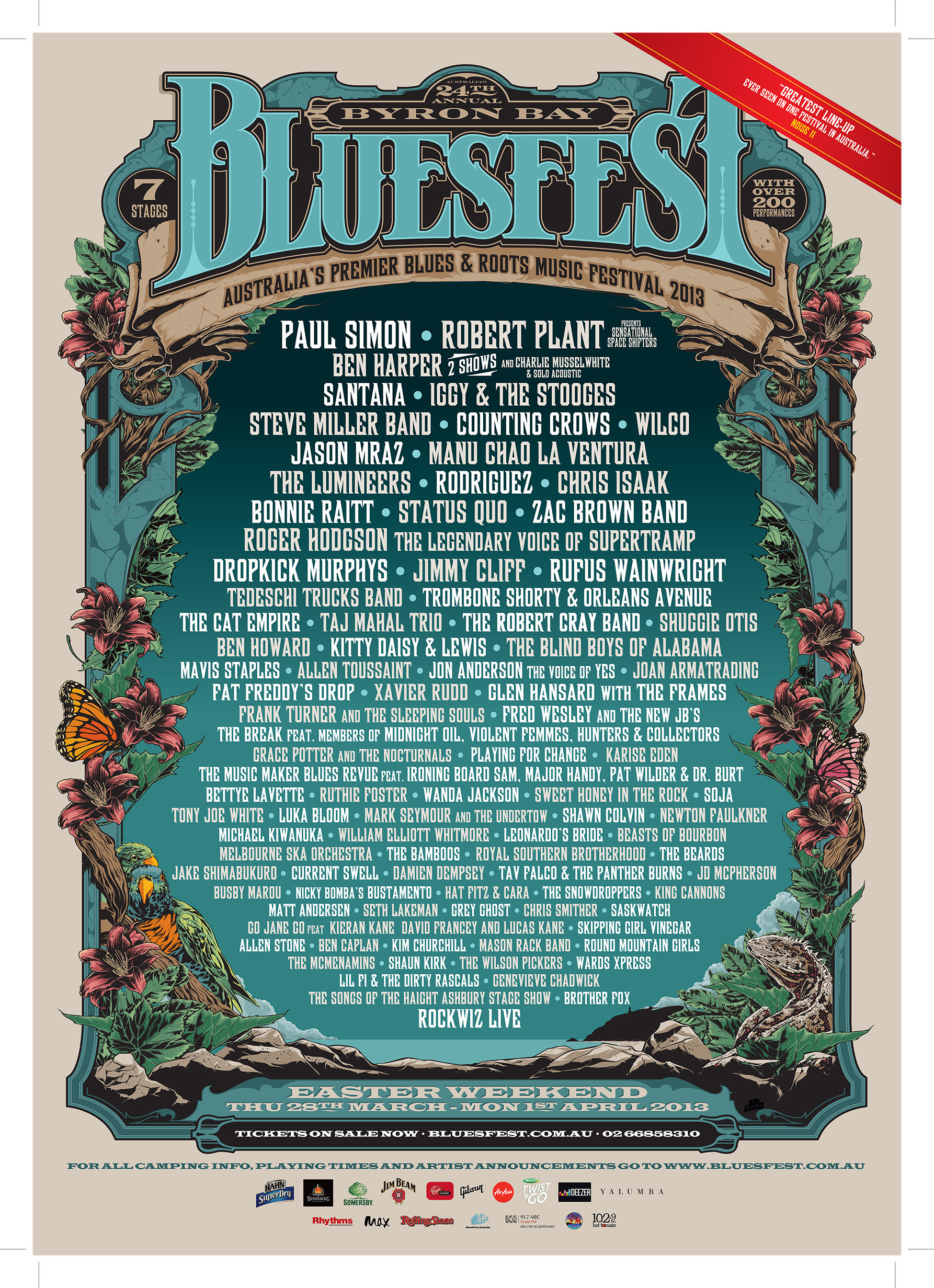 Bluesfest 2013 Event Information