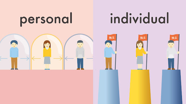 英文同意词鉴别: personal 與 individual