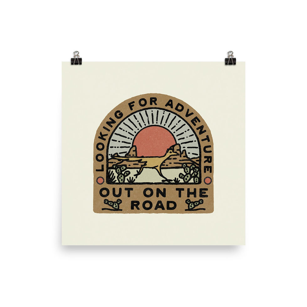 Cowboy Skeleton and Saguaro Print | Kinsey H. Designs