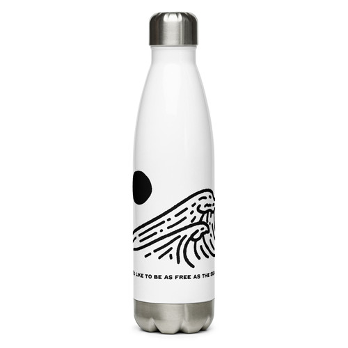 Waves - Stainless Steel Water Bottle | Kinsey H. Designs