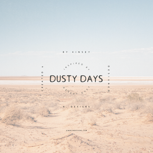 Dusty Font | Kinsey H. Designs