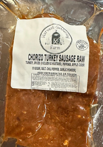 TURKEY CHORIZO SAUSAGE $20 lb | Harvest Gathering
