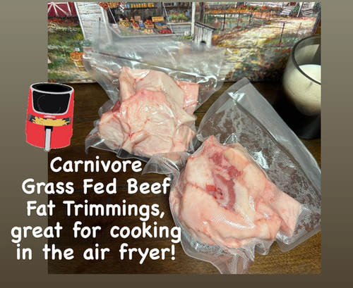 Ribeye beef fat trimmings..make tallow or put in air fryer $12.00 ...