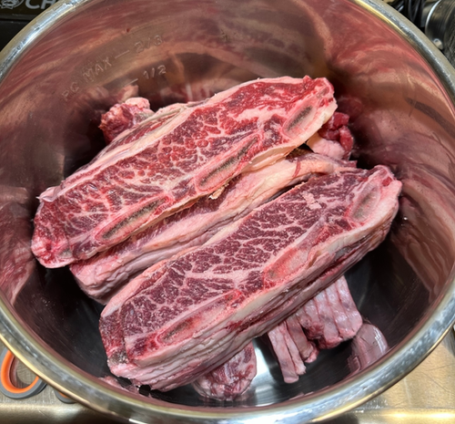 Korean Short Ribs 1.5 lb packs $24 lb | Harvest Gathering