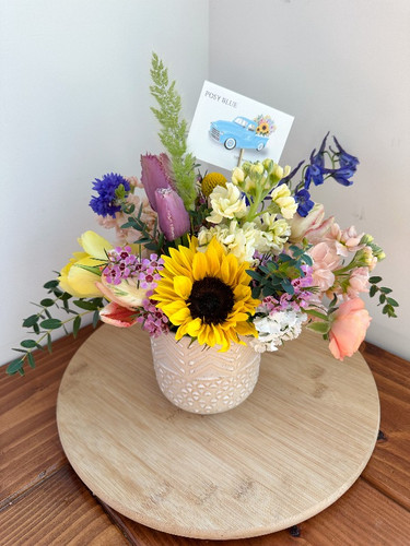 A Sweet Surprise floral arrangement by Posy Blue- Flower Delivery in Boise