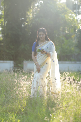 Shankupushpam Saree | KeralaSaree by Swethhttps://www.keralasaree.com ...