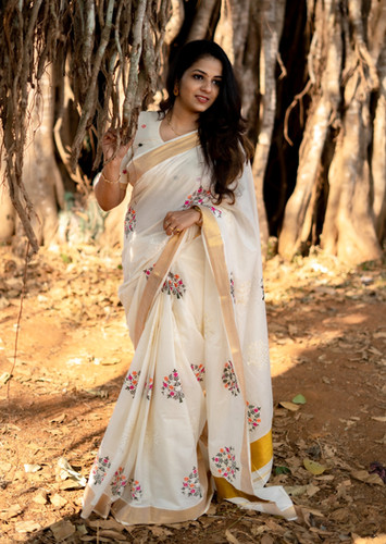 Devasena Saree | KeralaSaree by Swethhttps://www.keralasaree.com ...