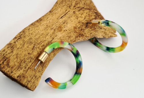 Beautiful slim sustainable resin hoops | My Site