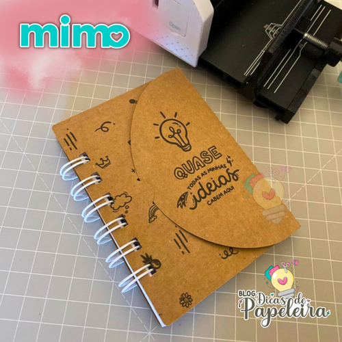 Capa Bloquinho A7 e A6 - Live Mimo Crafts | BlogDicasdePapeleira