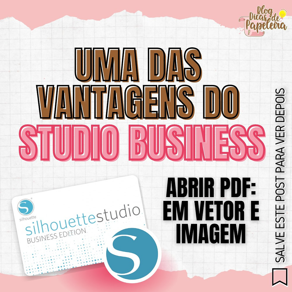 Uma das vantagens do Studio Business!